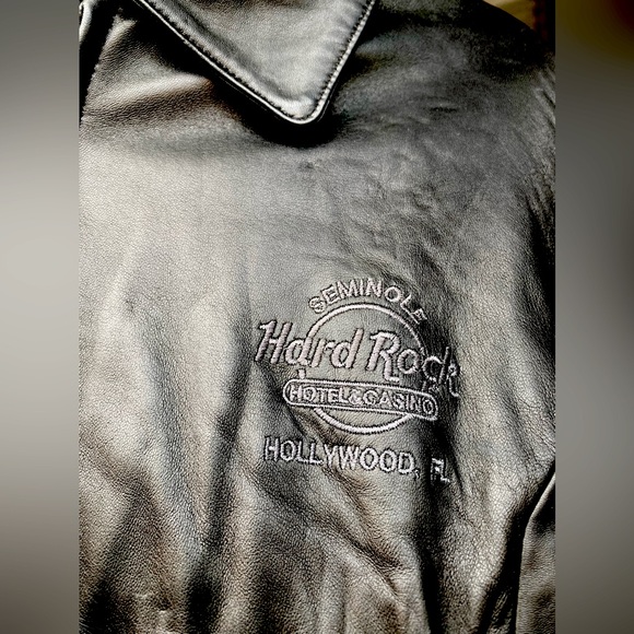 Hard Rock Cafe | Jackets & Coats | Womens Hard Rock Vintage Leather ...